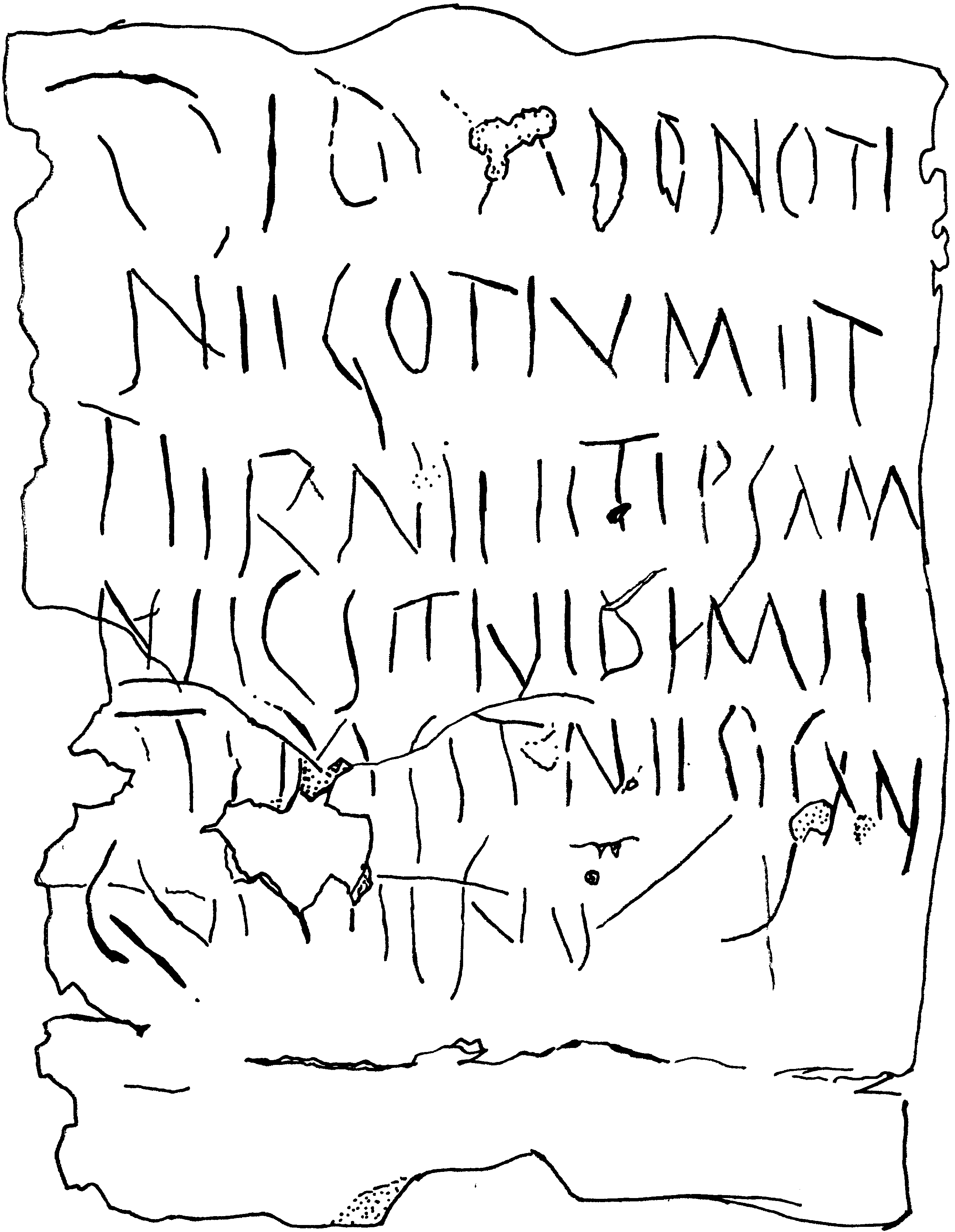 Brit. 4.3. Curse tablet | Roman Inscriptions of Britain